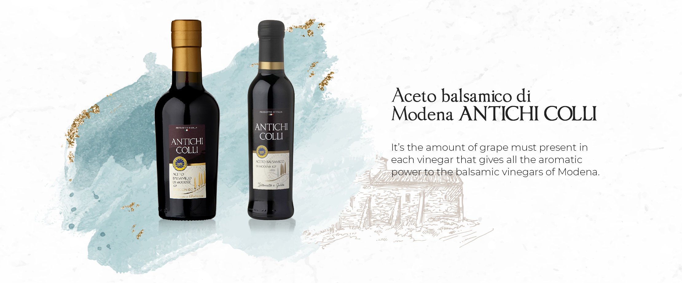 Antichi Colli : the true PGI balsamic vinegar of Modena